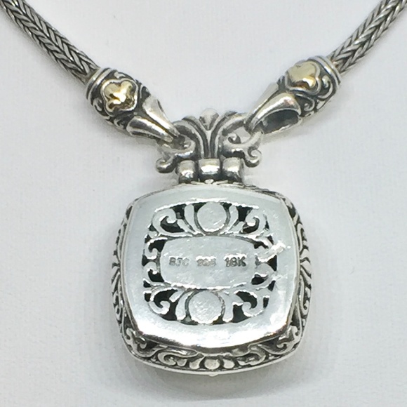 Samuel B. | Jewelry | Samuel Benham Sterling8k Green Amethyst Necklace ...